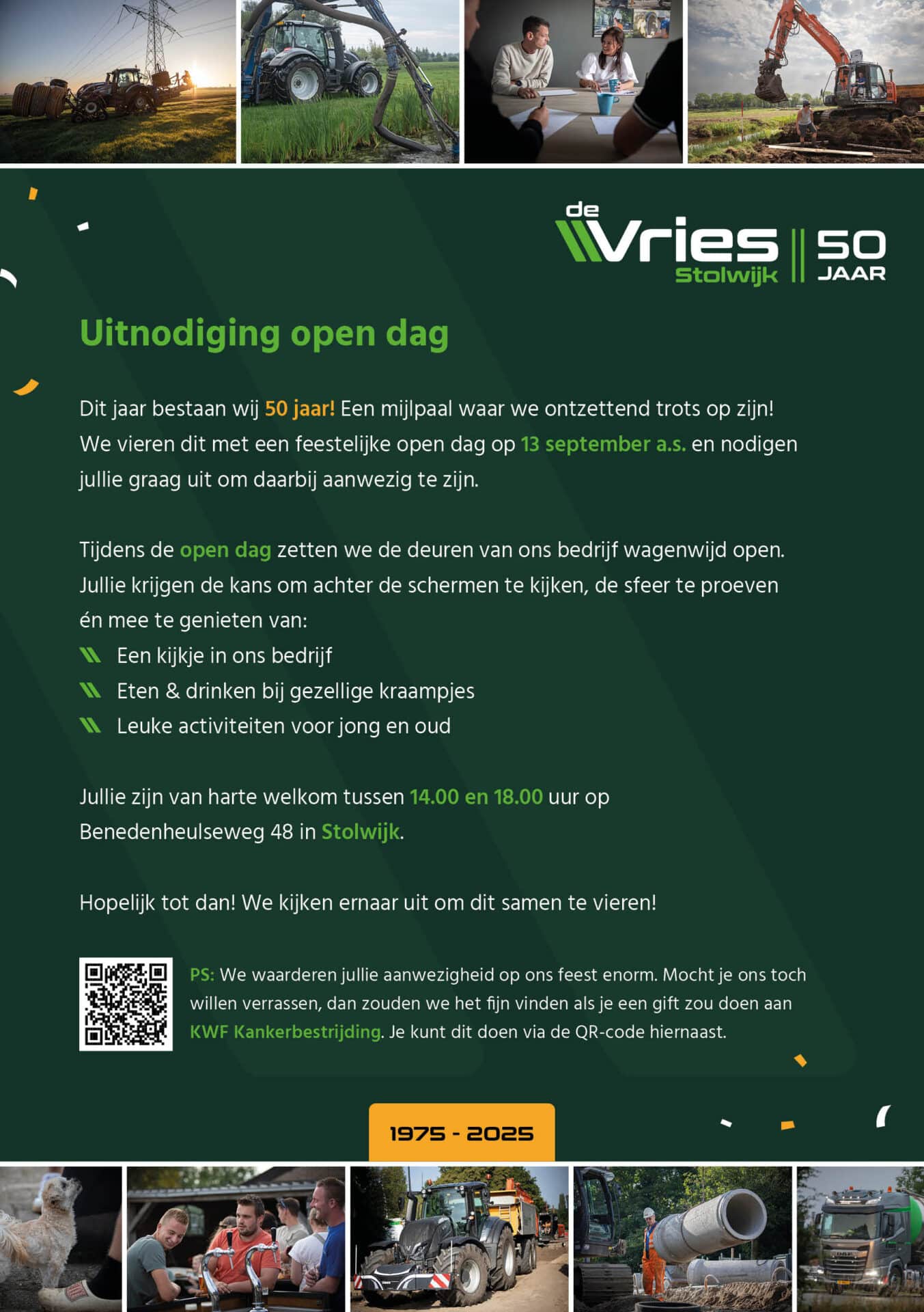 Open Dag 13 september 2025 - De Vries Stolwijk